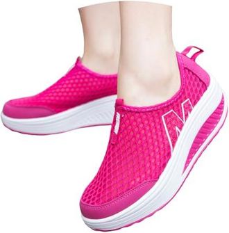 Generic Baskets pour femme - Chaussures de sport orthop&eacute;diques - Confortables - Large talon compens&eacute; - Chaussures de course - Chaussures de loisirs - Respiran