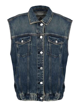 Nine In The Morning Gilet - Denim