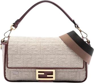 Fendi Sac Baguette Pre-owned - Femme - Pre-owned - Beige - Taille: ONE Size