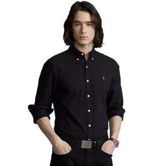 Ralph Lauren Chemise Oxford Slim Fit, Noir, XL