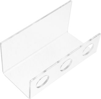 Holibanna Eiswaffelhalter Acryl Kristallklar Wiederverwendbar Servierständer Für Partys 3-loch Tischständer Stabil Für Eiscremetüten Präsentation