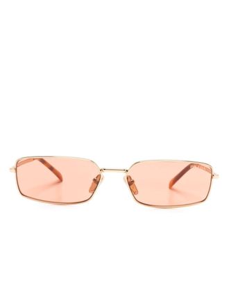 Prada lunettes de soleil Prada Logo - Or