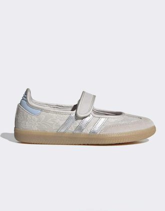 adidas Originals Samba OG - Chaussures babies - Blanc cass&eacute; et argent&eacute;-Neutre