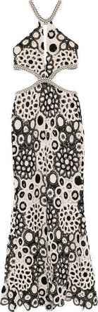 PatBo Cut-out Floral Maxi Dress