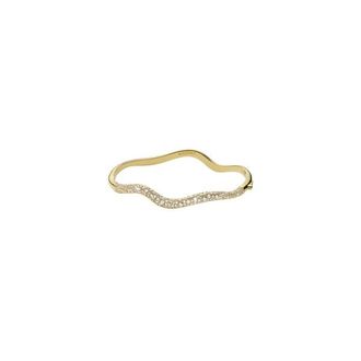 Missoma Bracelet ondul&eacute; Molten Snow en laiton et plaqu&eacute; or m&eacute;lang&eacute;s