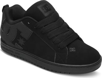 DC Herren Court Graffik-Low-top Shoes for Men Skateboardschuhe, Black, 43 EU
