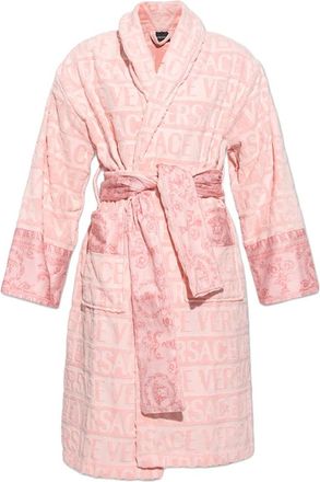 Versace Homme, V&ecirc;tements de nuit et de d&eacute;tente, Rose, Taille: XL I Love Baroque Bathrobe