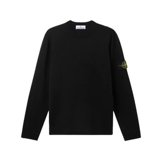 Stone Island Herren, Strickwaren, Schwarzk, LGr&ouml;&szlig;e