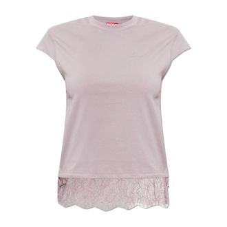 Diesel Femme, Tops, Violet, Taille: 34 FR T-Luna T-Shirt