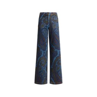 Etro Jeans mit Paisleymuster - - Jeans - Damen - Blau - W28
