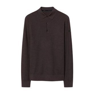 Roberto Ricci Design Piquet Polo Strick - - Tops - Herren - Braun - L