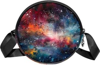 Generic Sac &agrave; bandouli&egrave;re Circle pour femme, petit sac &agrave; bandouli&egrave;re avec fermeture &eacute;clair et bretelles r&eacute;glables style d&eacute;contract&eacute; pour femmes et filles