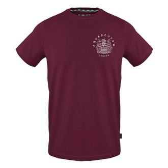 Aquascutum T-Shirt f&uuml;r Herren/Damen Unisex, Baumwolle (Rot)