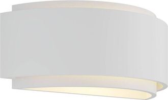 Lindby Lindby - Applique Murale à intensité variable Cassian en plâtre pour chambre à coucher