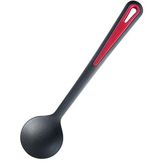 Westmark Cuill&egrave;re &agrave; l&eacute;gumes/&agrave; Wok/pour Cuisson, R&eacute;sistant &agrave; la chaleur jusqu&agrave; 270 &deg;C, PPA, Longueur : 31,5 cm, Gallant Plus, Noir/rouge, 29652275