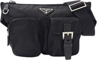 Prada Sac banane en nylon Pre-owned - Femme - Pre-owned - Noir - Taille: ONE Size