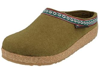 Haflinger Chaussons Mixte Adulte Grizzly Franzl 711001, Pointure:43 EU, La Couleur:Vert