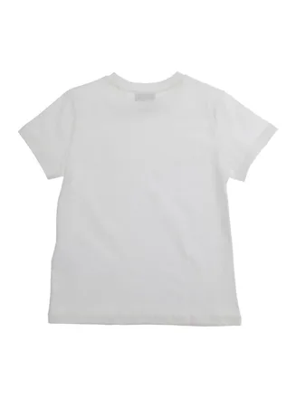 Moschino Boys Kids T-Shirt White Cotton T-Shirts And Polos