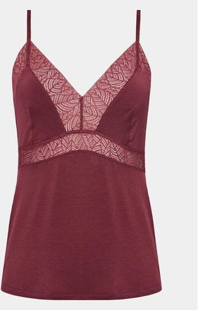 Chantelle Pyjama-T-Shirt Jazz FNA510 Dunkelrot Regular Fit