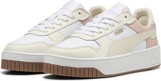 Puma Carina Street Basket Femme, Puma White Alpine Snow Frosted Ivory, 42.5 EU