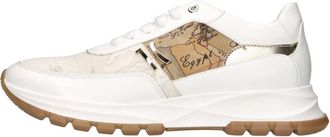 Alviero Martini 1A Classe Femme, Chaussures, Blanc, Taille: 39 EU Geo Mix Running Baskets