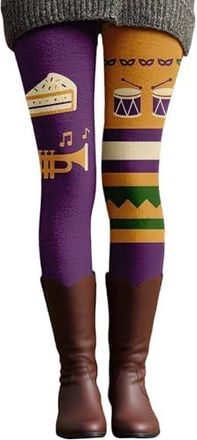 Generic Legging pour femme - Coupe ajust&eacute;e - Tendance - Imprim&eacute; dHalloween - Legging de yoga - Legging de sport doubl&eacute; en tricot - Pantalon de sport pour femm