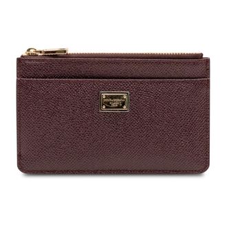 Dolce & Gabbana Portacarte Vitello - - Accessories - Damen - Braun - ONE SIZE