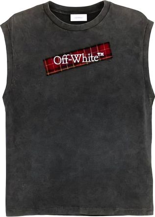 Off-white Femme, Tops, Gris, Taille: 38 FR T-Shirt