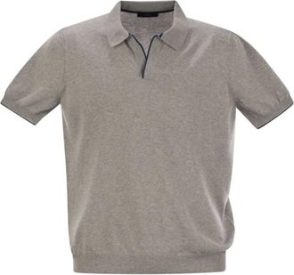 Fay Homme, Pulls, Gris, Taille: 2XL Polo Sans Boutons