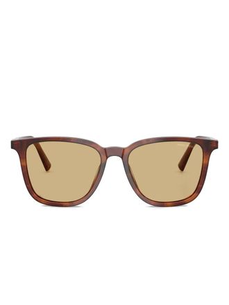 Miu Miu Eyewear lunettes de vue &agrave; effet &eacute;caille de tortue - Marron