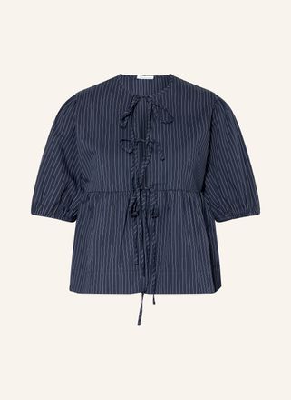 Mrs & Hugs Mrs & Hugs Blusenshirt Mit Volants blau