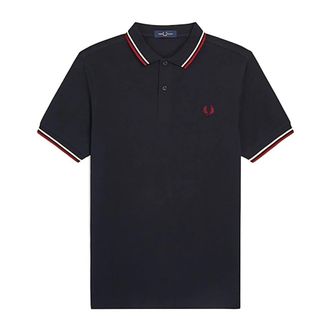 Fred Perry Polo - - Tops - Herren - Schwarzk - S