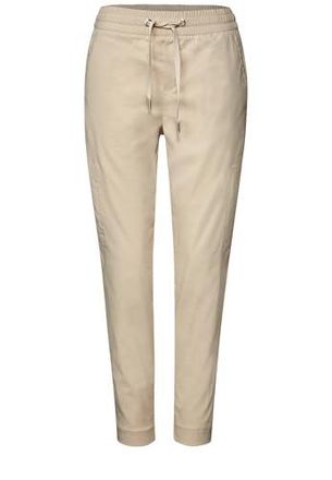 Street One A379201 Pantalon, Beige Côtelé, 40 Femme