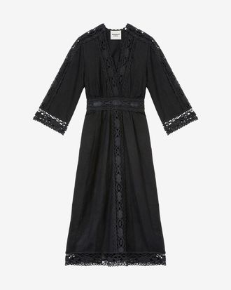 Isabel Marant Robe Veona - Femme - Noir - Taille 34 - Marant &Eacute;toile