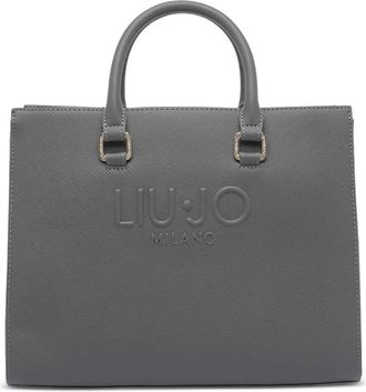 Liu Jo sac cabas à logo embossé - Gris