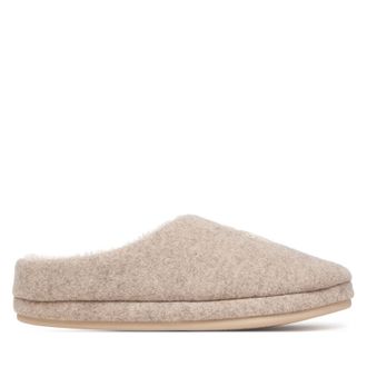 Tommy Hilfiger Hausschuhe Tommy Hilfiger Th House Shoe Flannel FW0FW09699 Beige