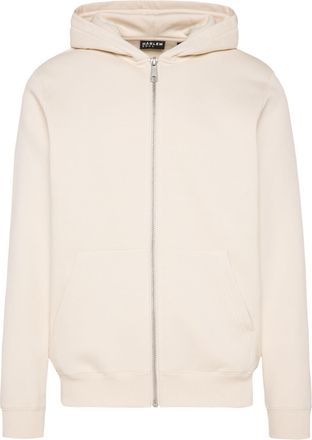 Harlem Soul Herren Zipper Hoodie MAD-RID | Kapuzenjacke mit Rei&szlig;verschluss f&uuml;r M&auml;nner Ecru Xs