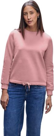 Street One Sweatshirt mit Rippdetail Powder pink 42
