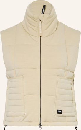 super.natural Steppweste Puffy beige