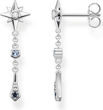 Thomas Sabo Thomas Sabo Ohrringe Royalty Stern mit Steinen 925 Sterling Silber H2209-945-7