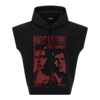 Dsquared2 Homme, Sweatshirts et sweats à capuche, Noir, Taille: M Magliano Capsule Sweat à capuche