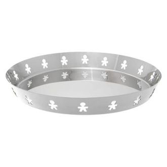 Alessi Plateau - Métal - Acier inoxydable - Designer King Kong