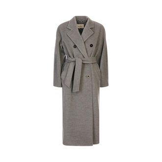 Max Mara Madame 101801 Mantel - - Coats - Damen - Grau - XS