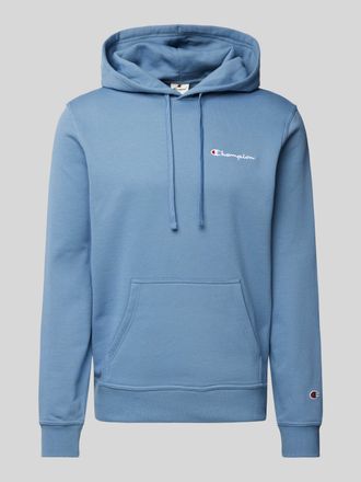 Champion Hoodie mit Label-Stitching