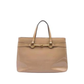 Gucci Pre-owned Bright Bit Satchel - Femme - Pre-owned - Beige - Taille: ONE Size