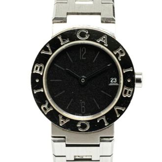 Bulgari Pre-owned Acier inoxydable montres - Homme - Pre-owned - Noir - Taille: ONE Size