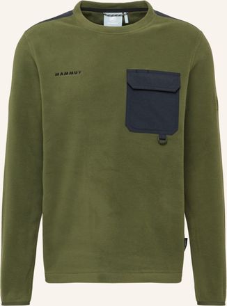 Mammut Mammut Midlayer-Pullover Moonstone Light Ml Hybrid Crew Neck gruen