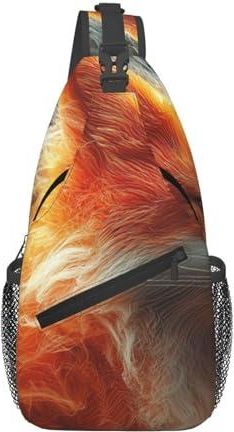 Generic Smokey Fox Sac &agrave; bandouli&egrave;re de voyage pour homme Sac &agrave; dos de randonn&eacute;e