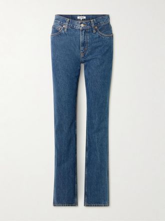 Re/Done 90s Hoch Sitzende Jeans Mit Geradem Bein - Blau