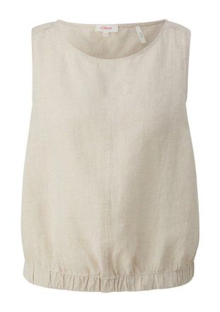 s.Oliver Muscleshirt Bluse Blusenshirt mit R&uuml;ckenausschnitt